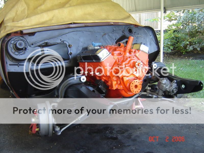 Chevy Orange engine paint | Team Chevelle