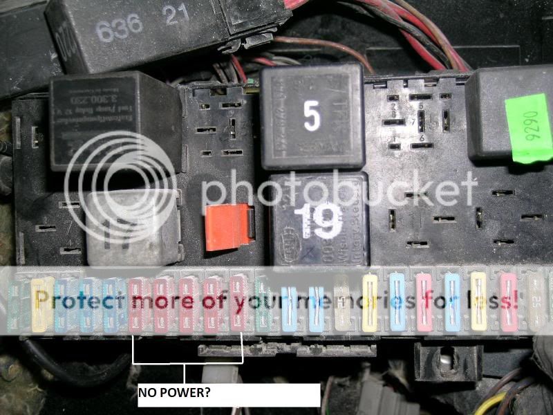 1983 RABBIT GTI FUSE BOX HELP ...