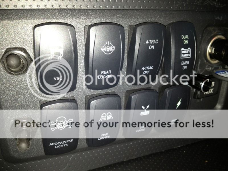 OTRATTW Switches in Factory Switch Panel Install | Toyota FJ Cruiser Forum