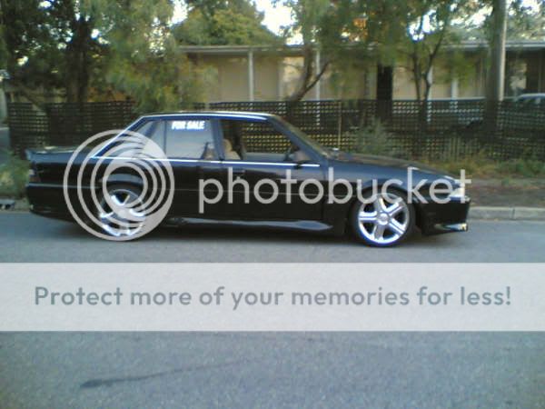 BLACK VL AERO TURBO/black dumpd wh on20s | Just Commodores