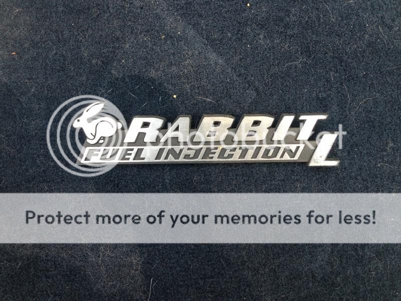 Rabbit Badge | VW Vortex - Volkswagen Forum